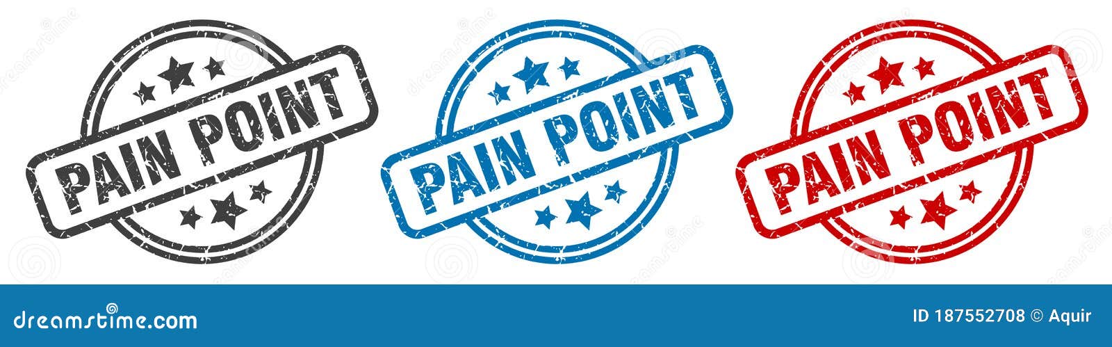 Pain Point Stamp. Pain Point Round Isolated Sign Stock Vector ...