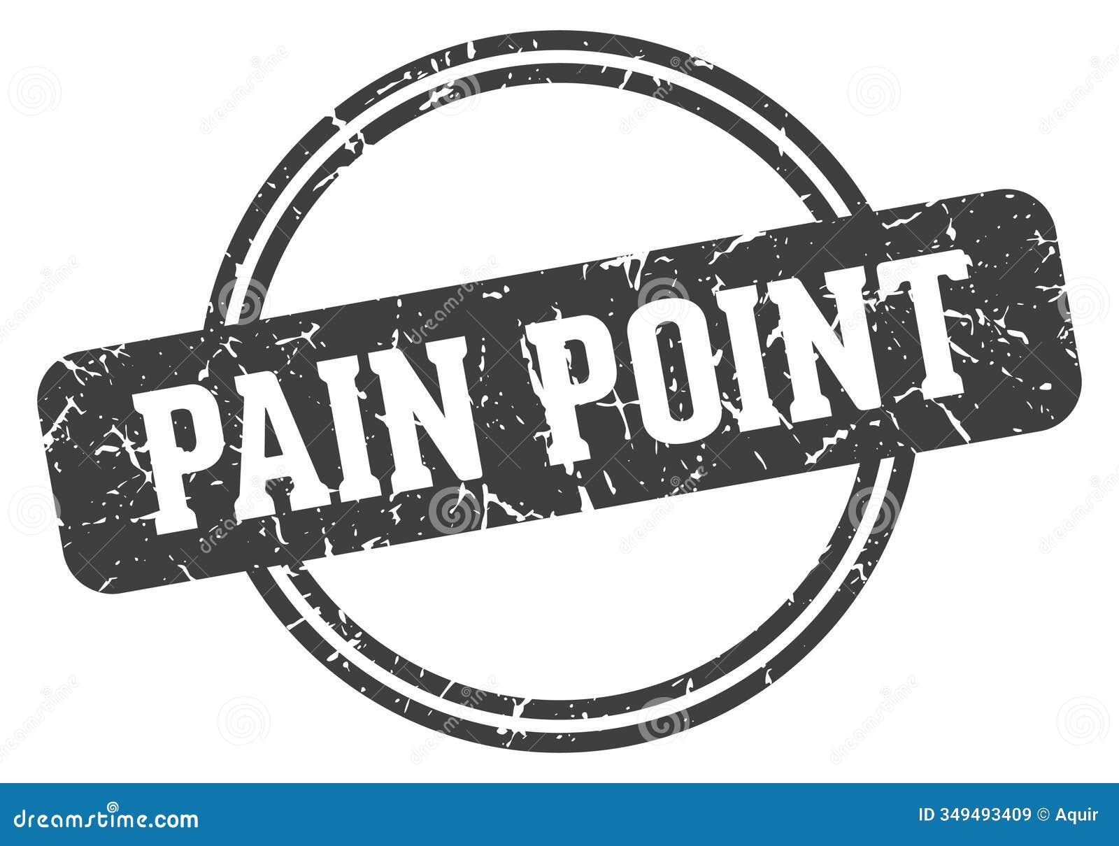 Pain Point Icon. Pain Red Circle Mark. Target Spot Symbol For Medical ...