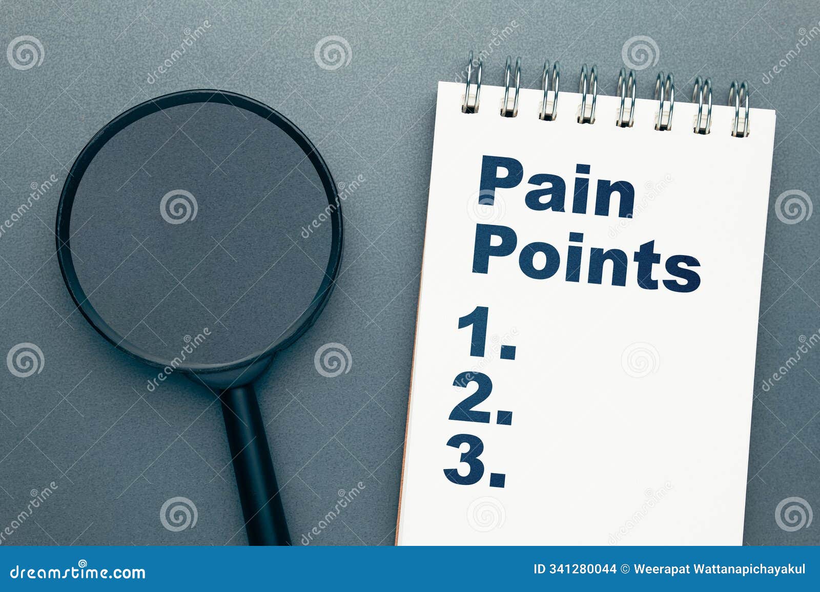 Pain points lists stock photo. Image of market, research - 341280044