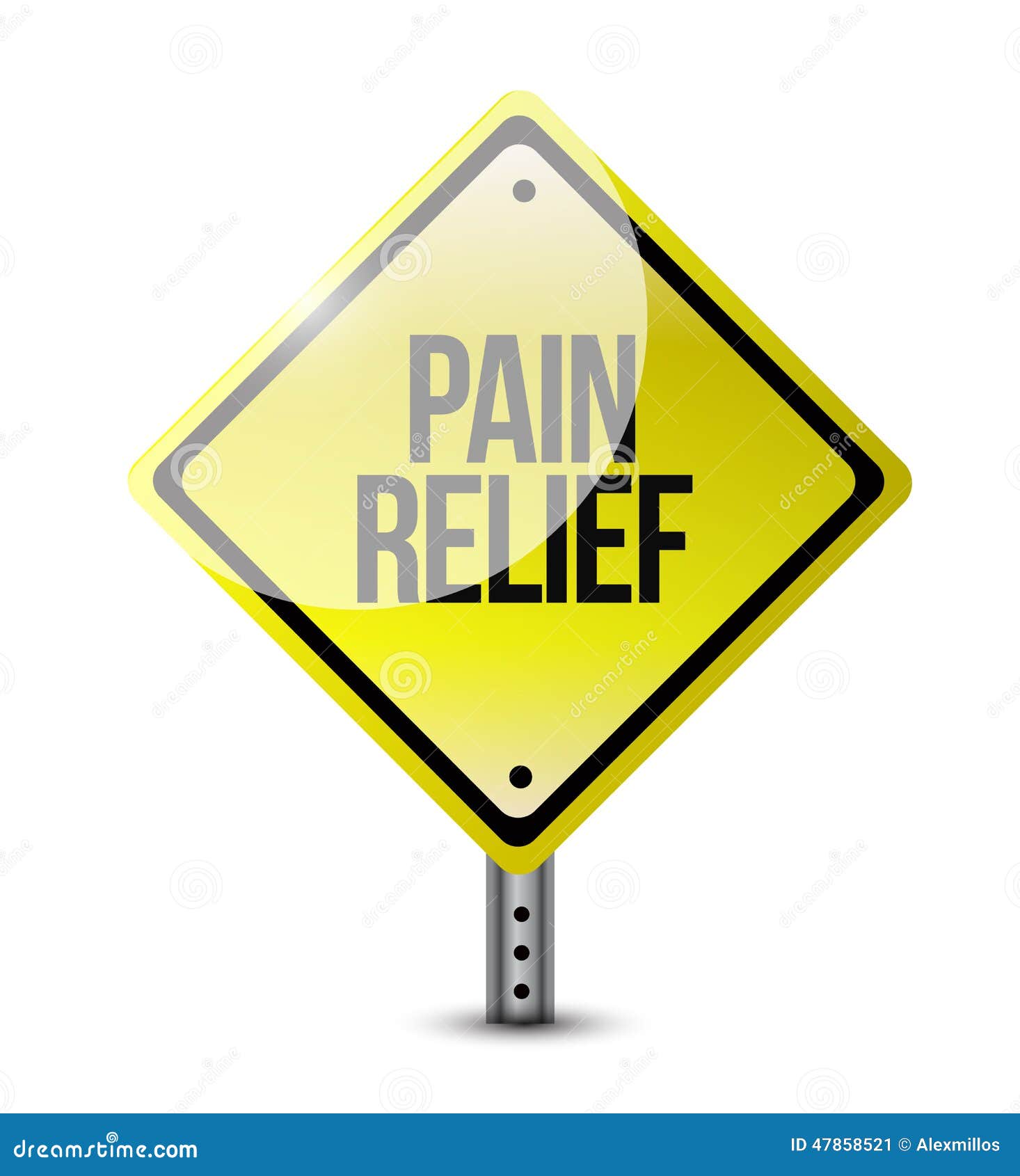 Pain Relief Road Sign Illustration Design Stock Illustrations – 7 Pain ...