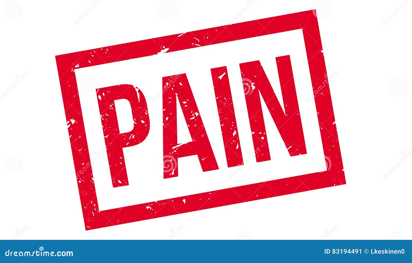 Pain rubber stamp stock illustration. Illustration of care - 83194491