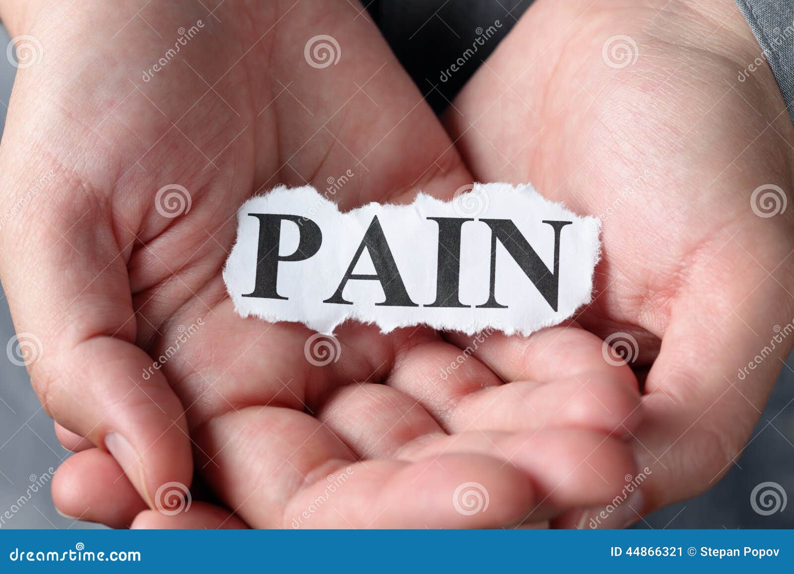 Pain stock image. Image of text, crumpled, paper, word - 44866321