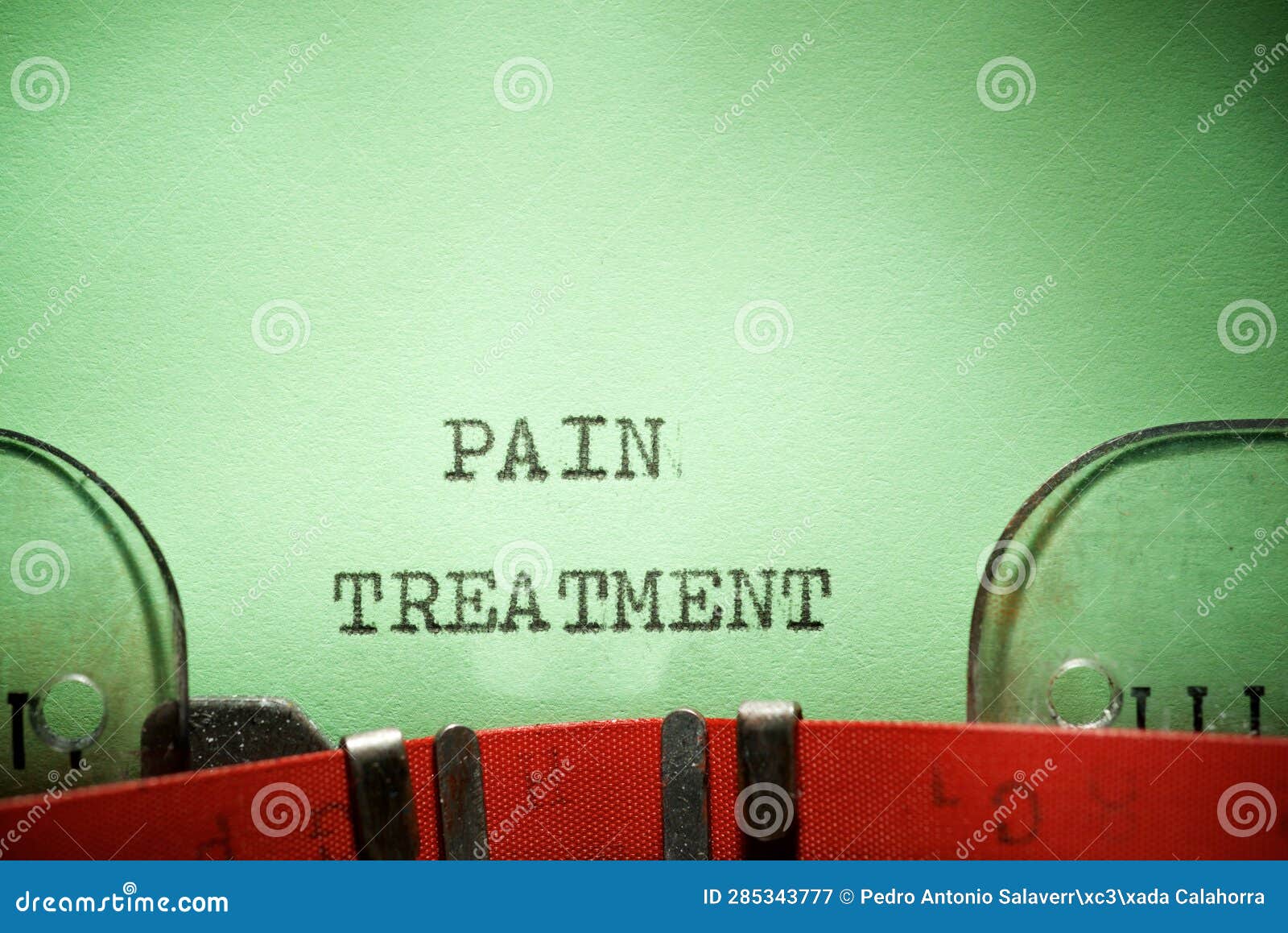 Pain treatment text stock image. Image of therapy, concept - 285343777