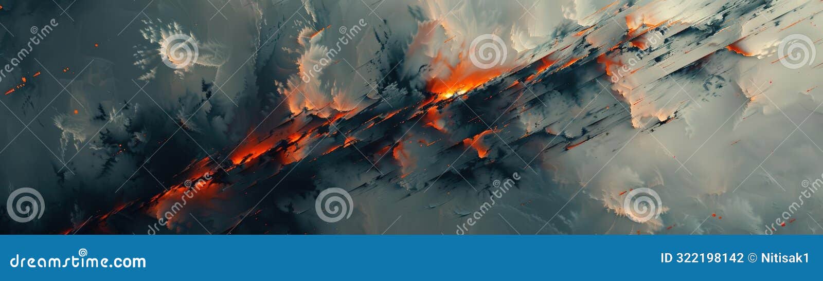 Pain Visualized Through Intense Distorted Abstract Art Royalty-Free ...