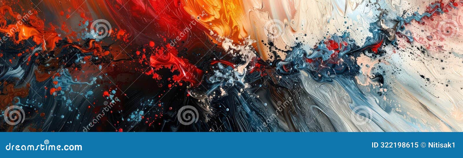 Pain Visualized Through Intense Distorted Abstract Art Royalty-Free ...