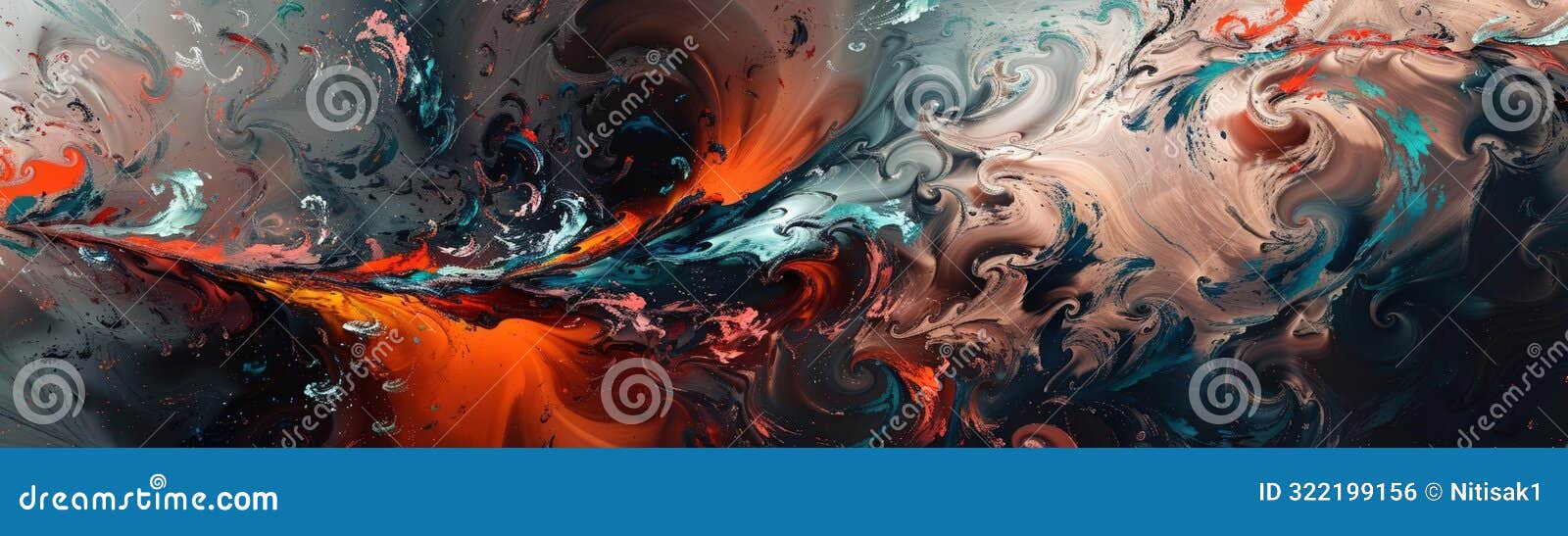 Pain Visualized Through Intense Distorted Abstract Art Royalty-Free ...