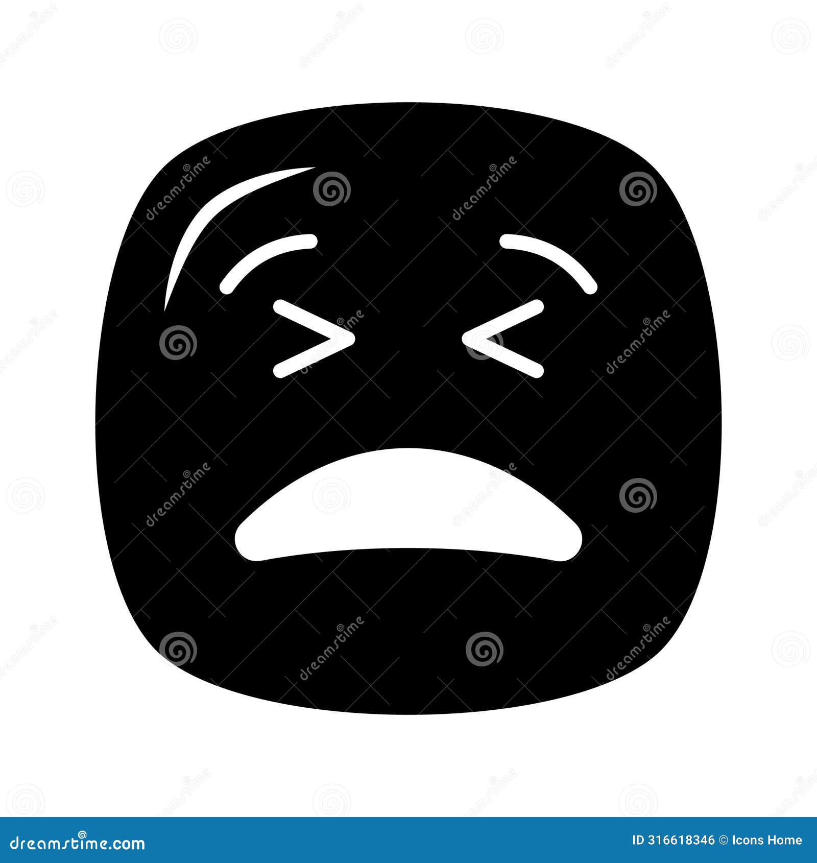 Pain Emoji Vector Characters Set. Emojis Nerd, Sick, Crying, Singing ...