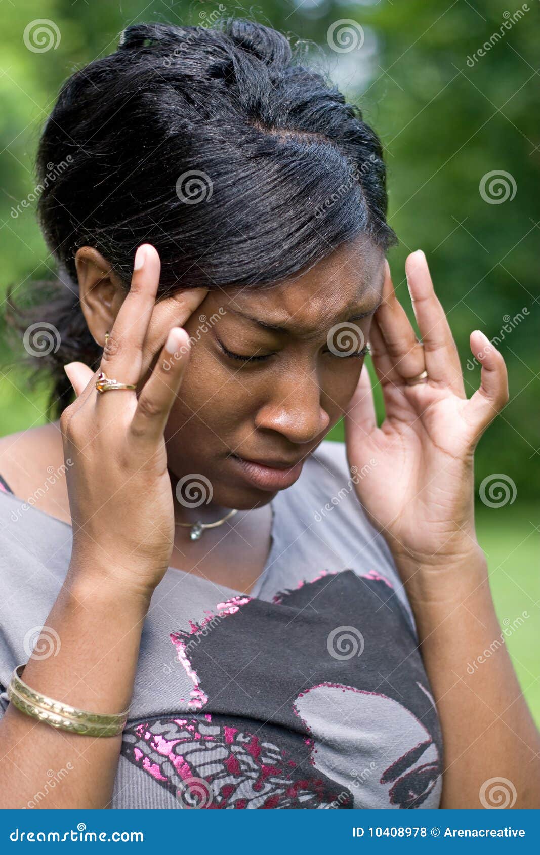 Painful Headache stock photo. Image of crash, american - 10408978