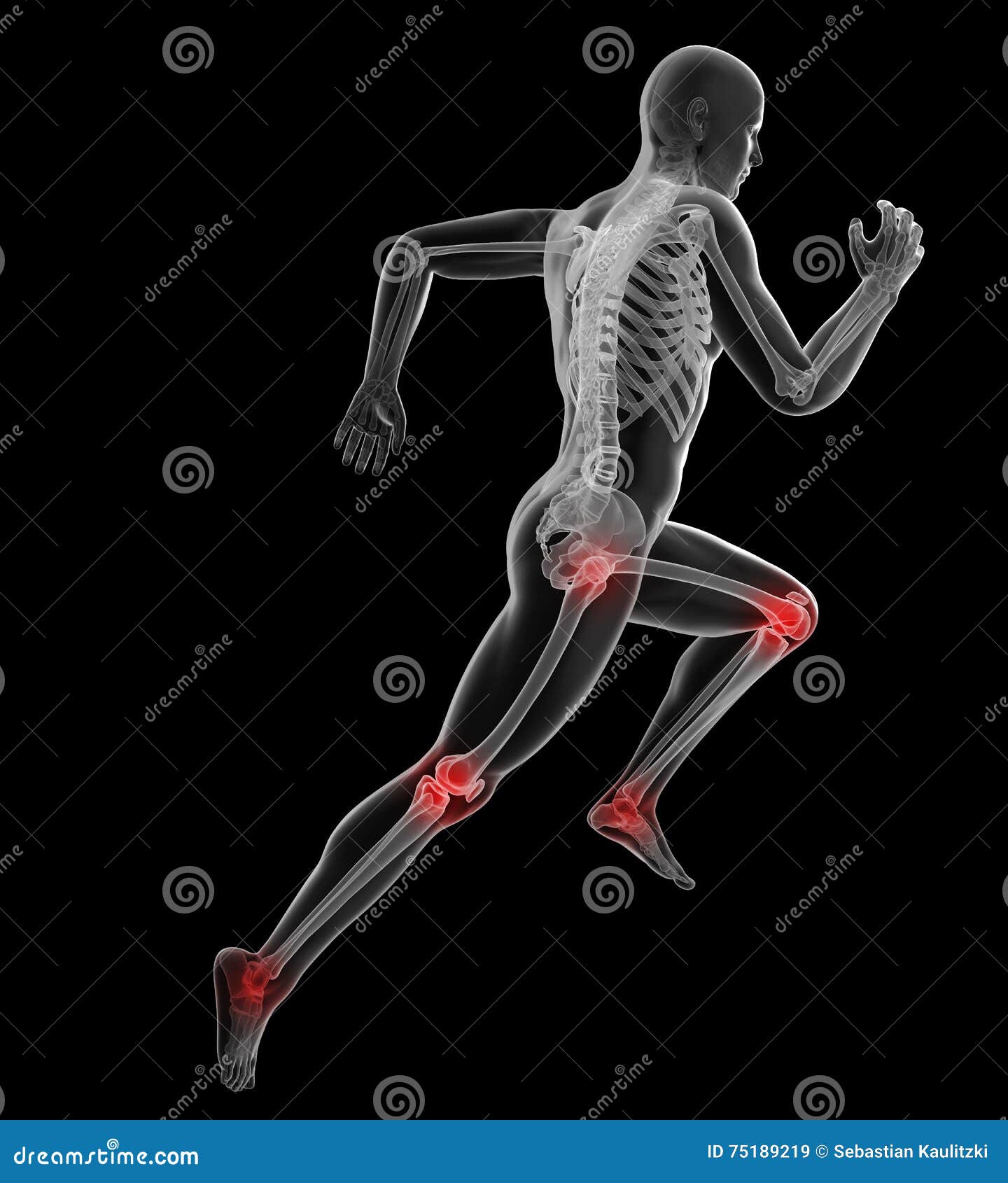 Painful joints stock illustration. Illustration of athletics - 75189219