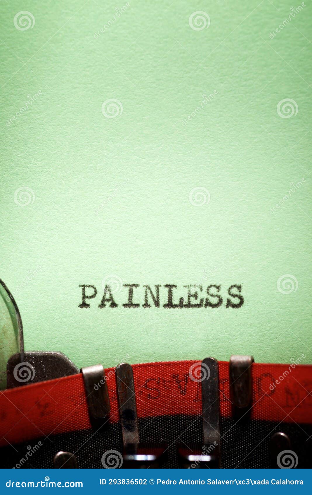 Painless concept view stock photo. Image of medical - 293836502