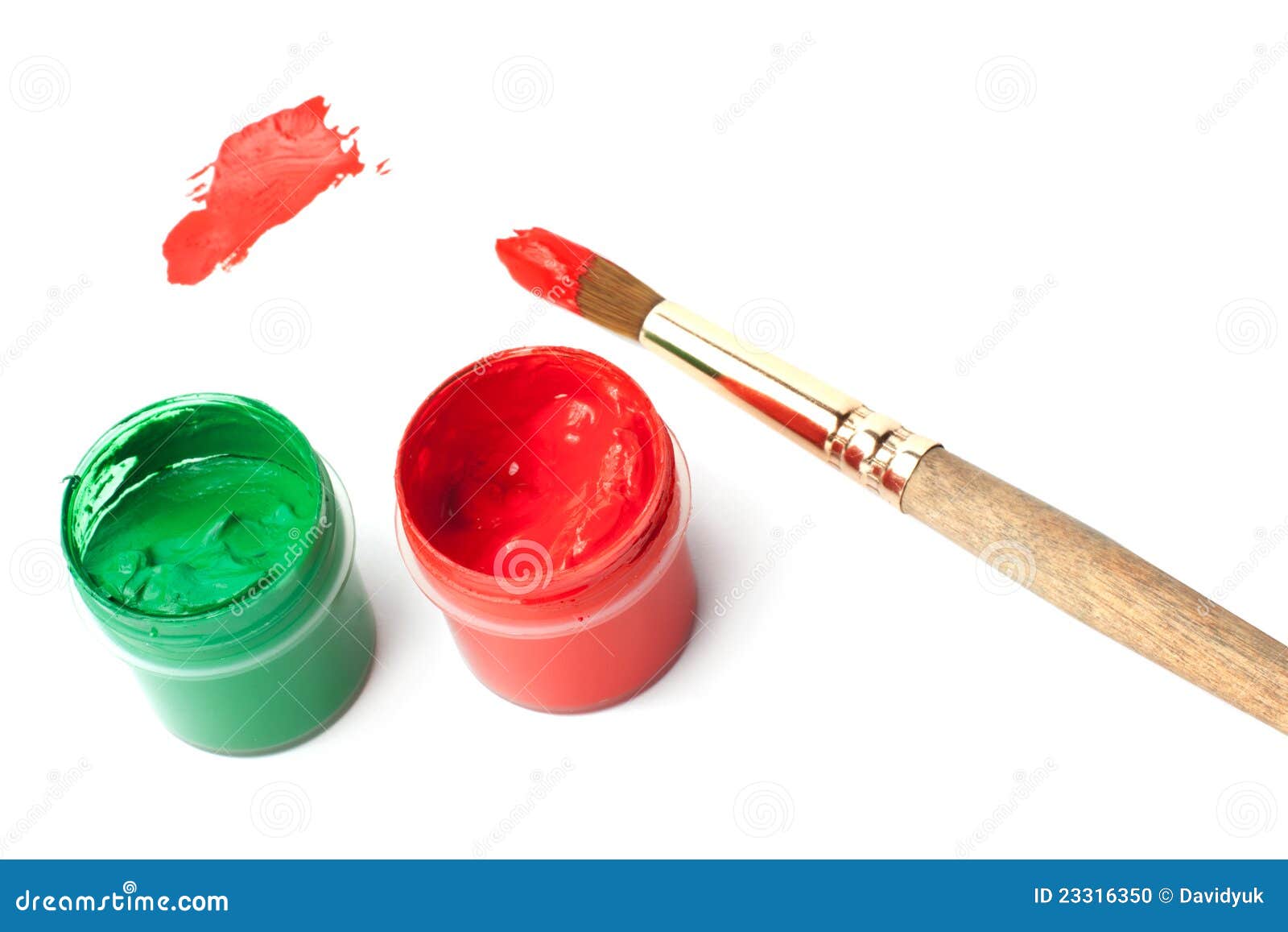 Paint stock photo. Image of color, swab, raceme, tassel - 23316350