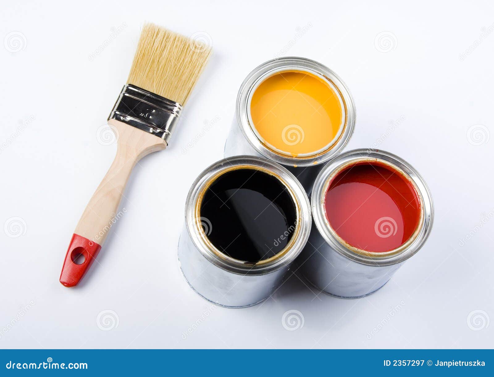 Paint stock image. Image of home, design, color, cans - 2357297