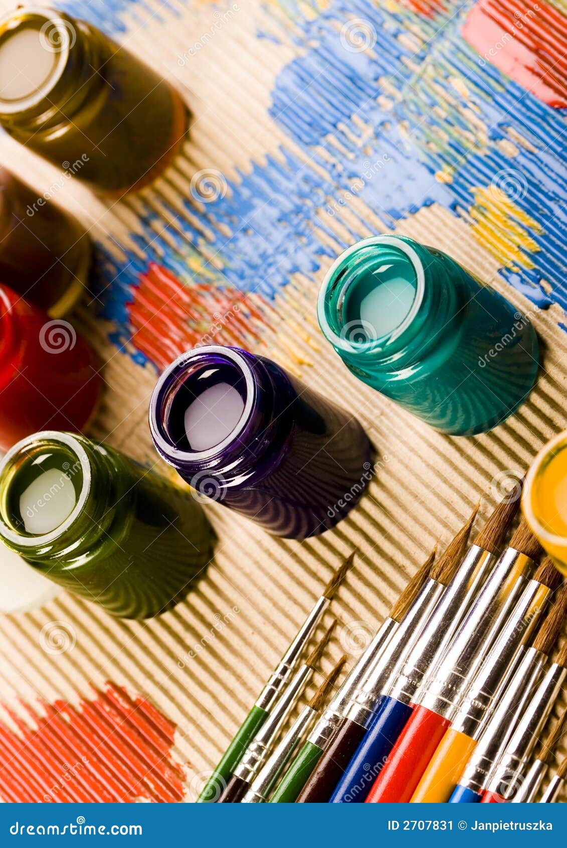 Paint stock image. Image of home, paintjob, palette, colourful - 2707831
