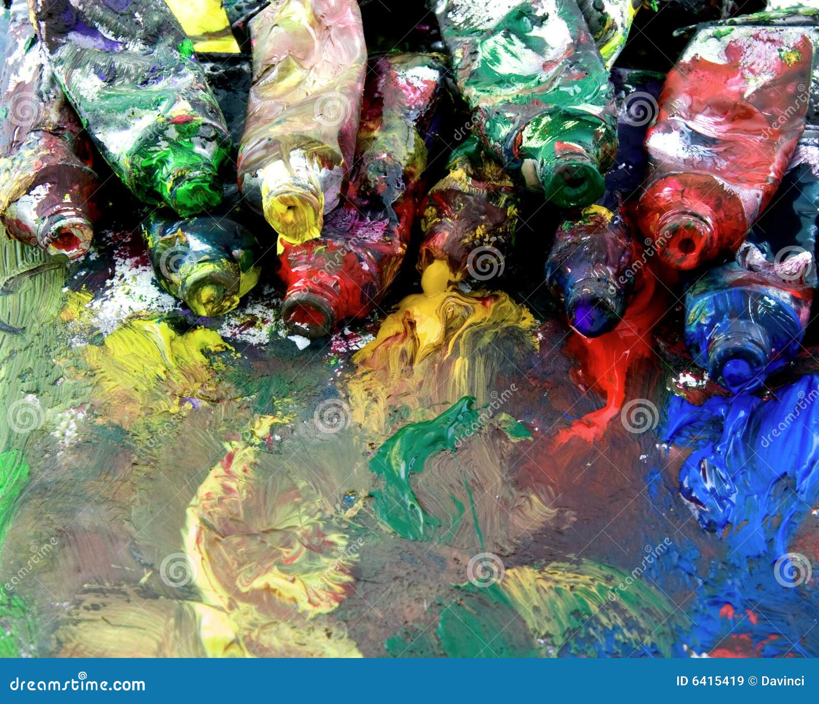 Paint stock image. Image of artwork, paint, painter, concept - 6415419