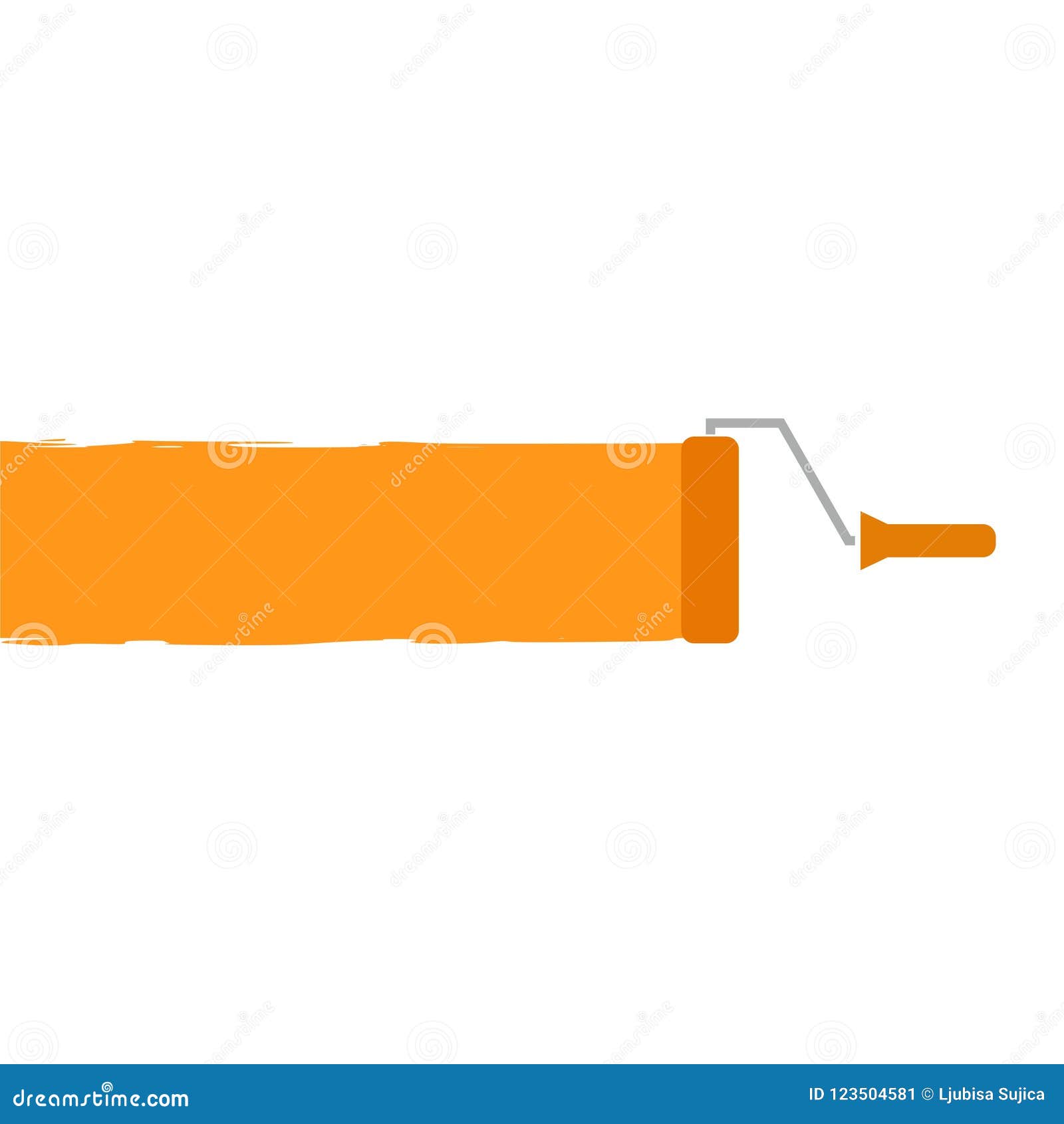 Paint Banner, Paint Logo or Icon Stock Vector - Illustration of ...