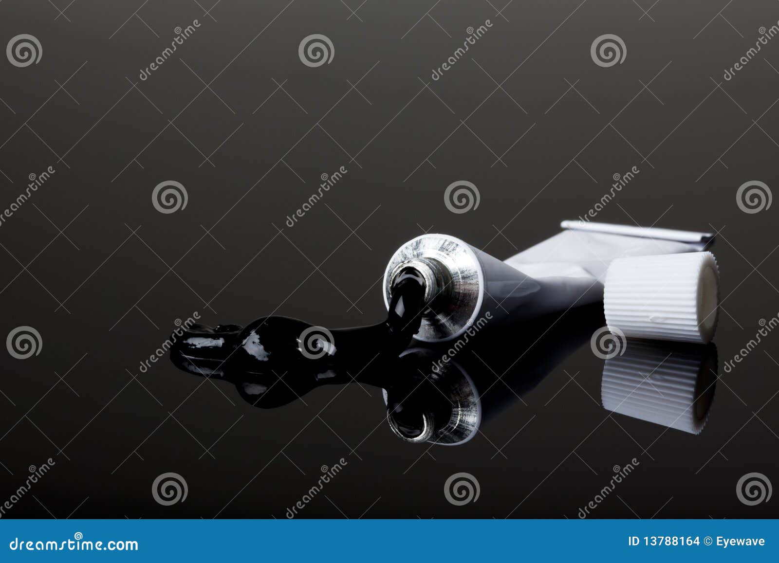 Paint it black stock photo. Image of tube, black, flowing - 13788164