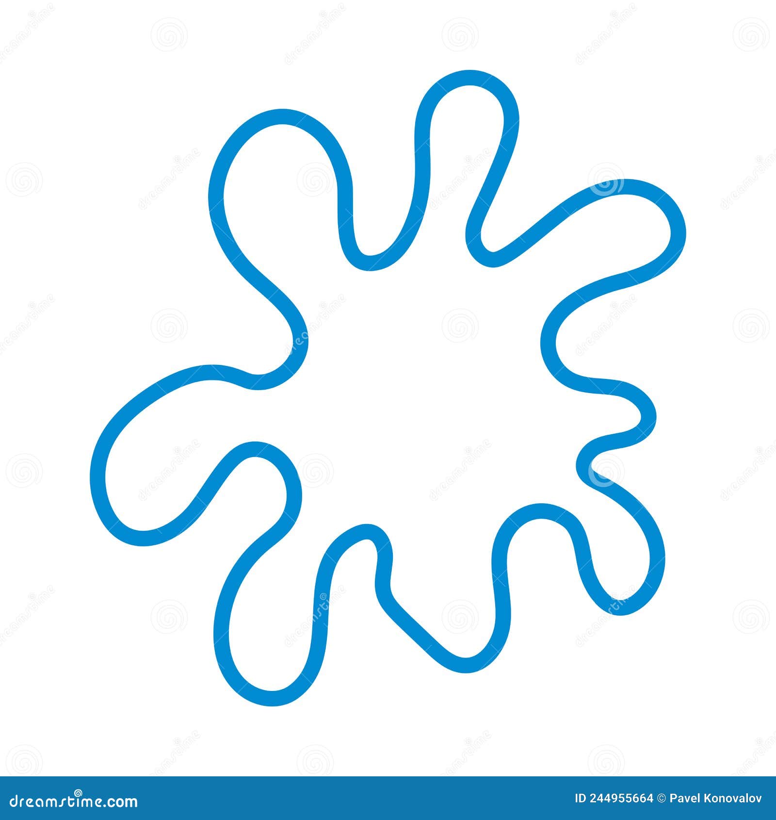 Paint Blot Icon stock vector. Illustration of color - 244955664