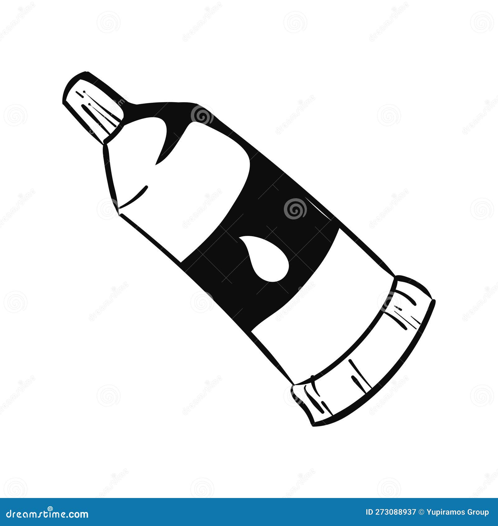 Paint bottle design stock vector. Illustration of design - 273088937