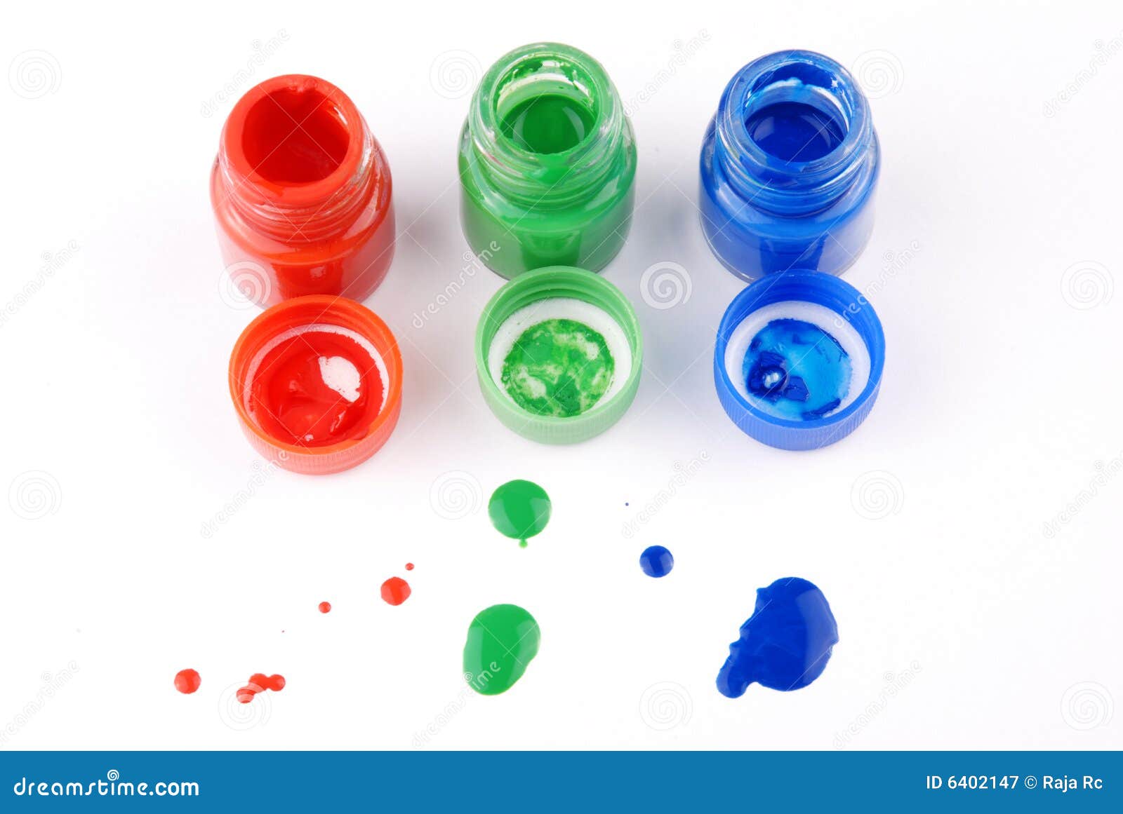 Paint bottles stock image. Image of blue, multicolor, creative - 6402147