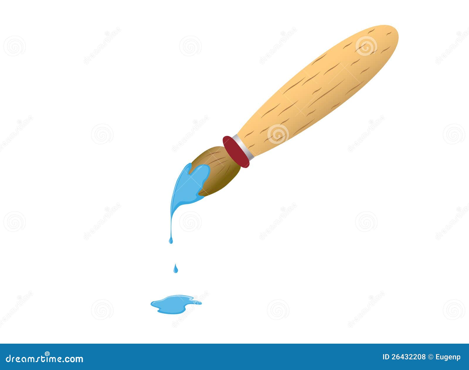 Paint brash stock vector. Illustration of sketch, bristle - 26432208