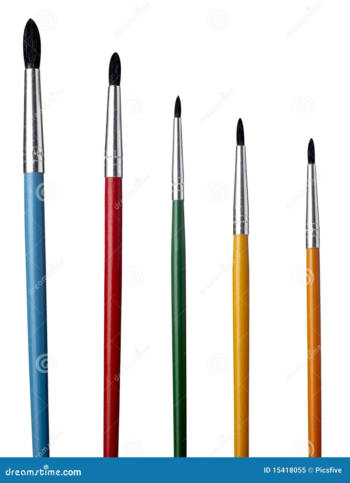 Paint brush stock image. Image of colorful, education - 15418055
