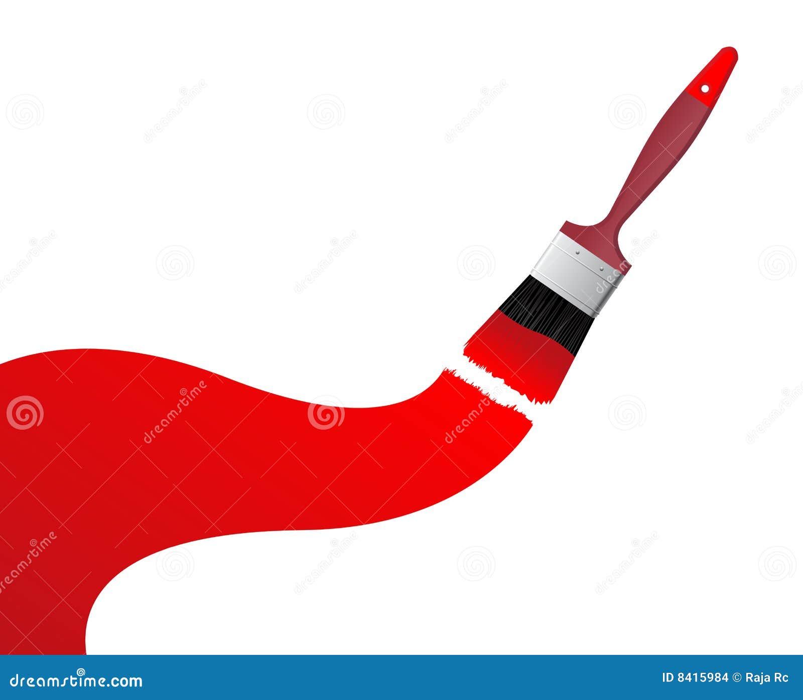 Set Paint Brush, Color Palette Guide, Circle With Bezier Curve, RGB And ...