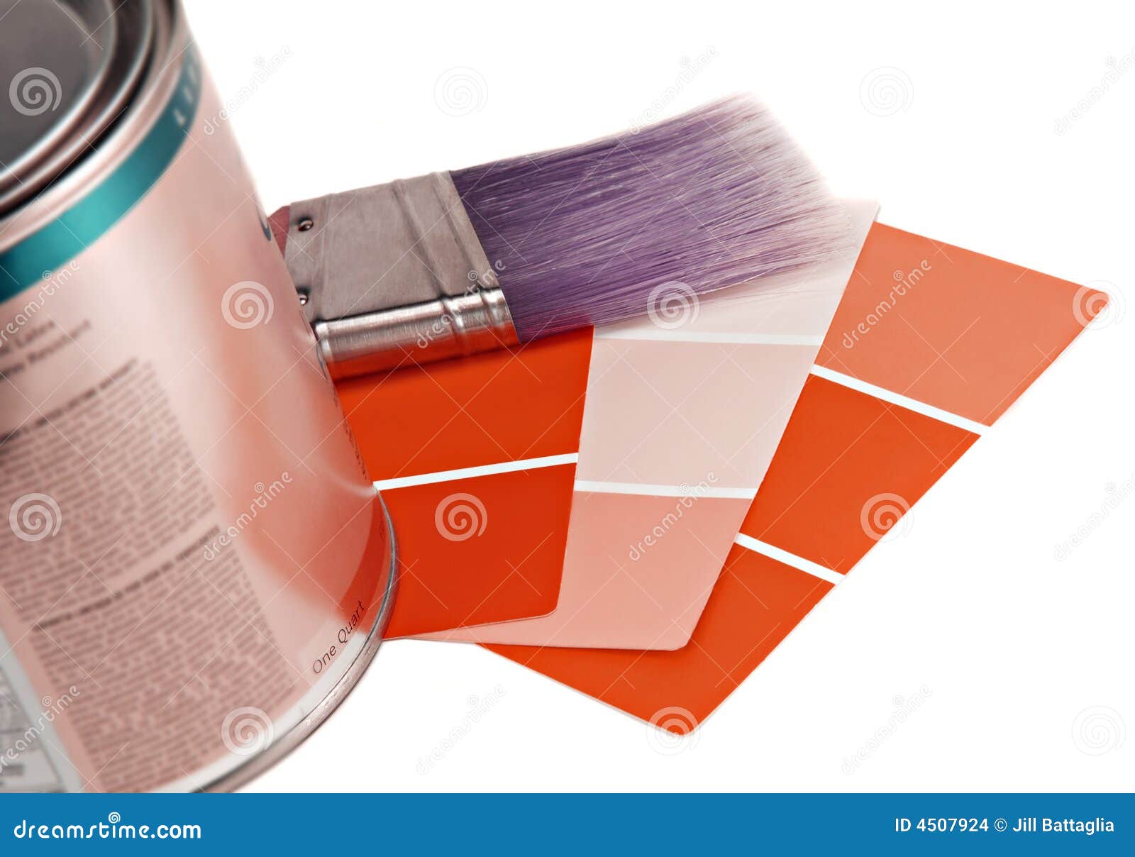 Paint, Brush and Color Samples Stock Photo - Image of swatches ...