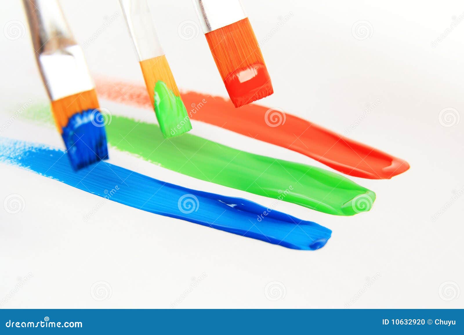 Paint brush and colors stock photo. Image of painter - 10632920