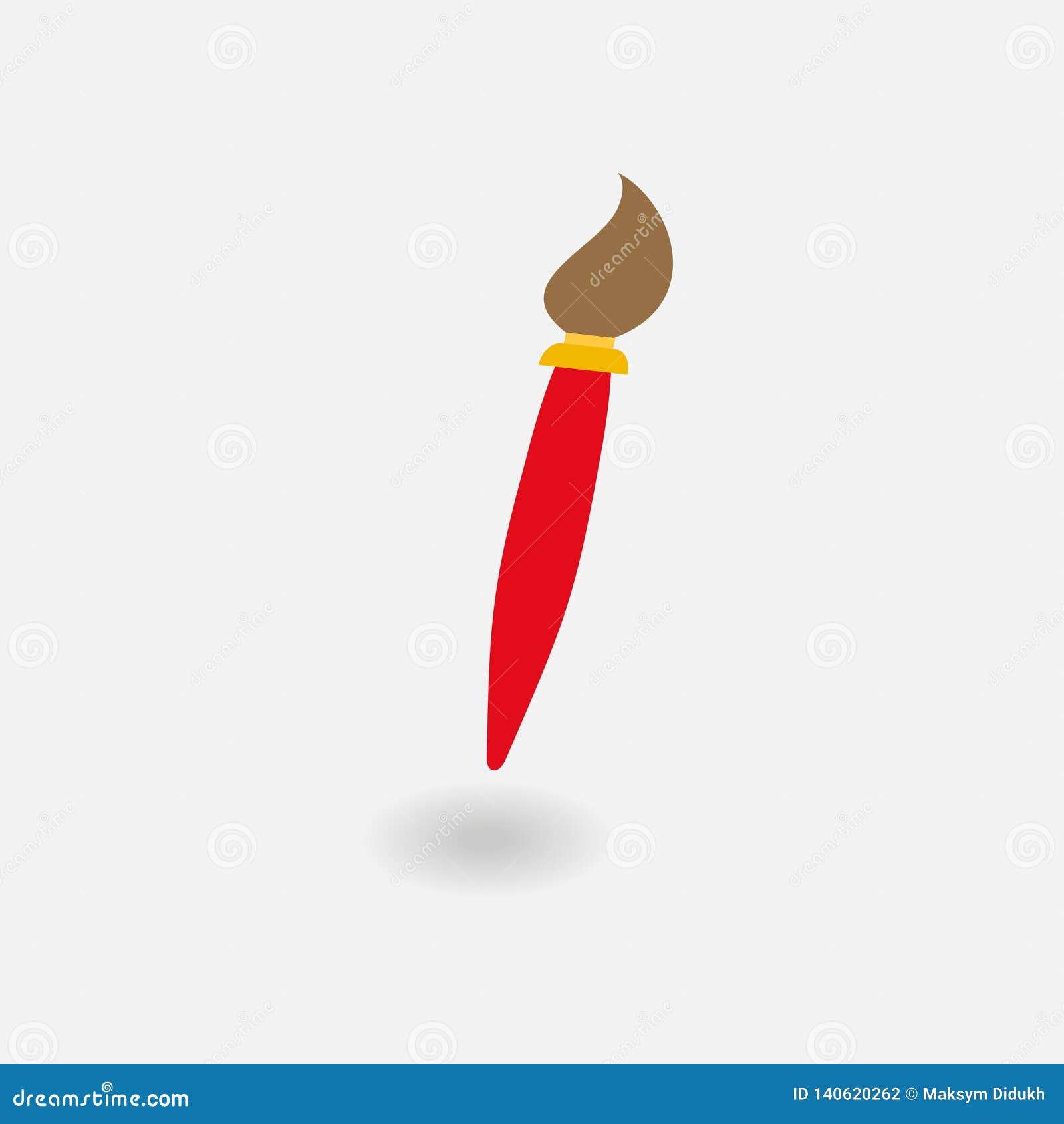 Paint Brush. Icon. Paint. Vector Illustration. EPS 10 Stock ...