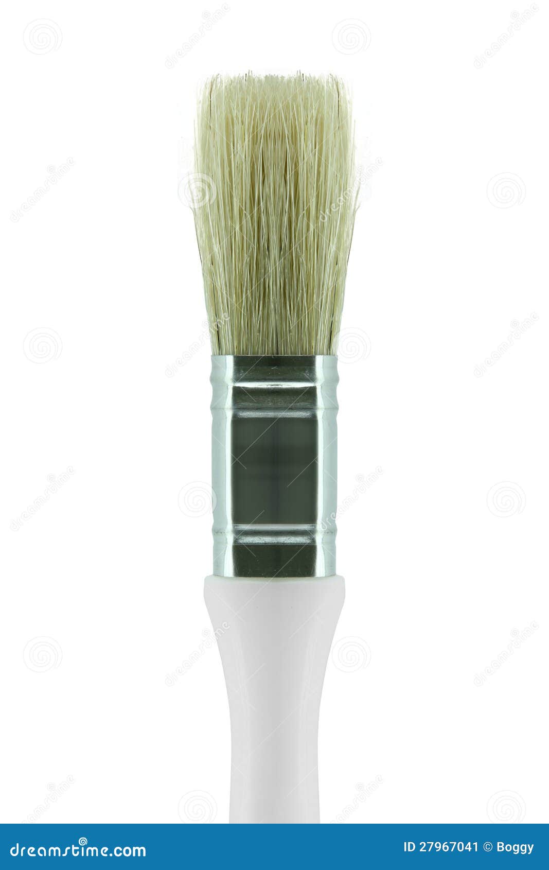 Paint Brush Isolated on White Stock Image - Image of abstract ...