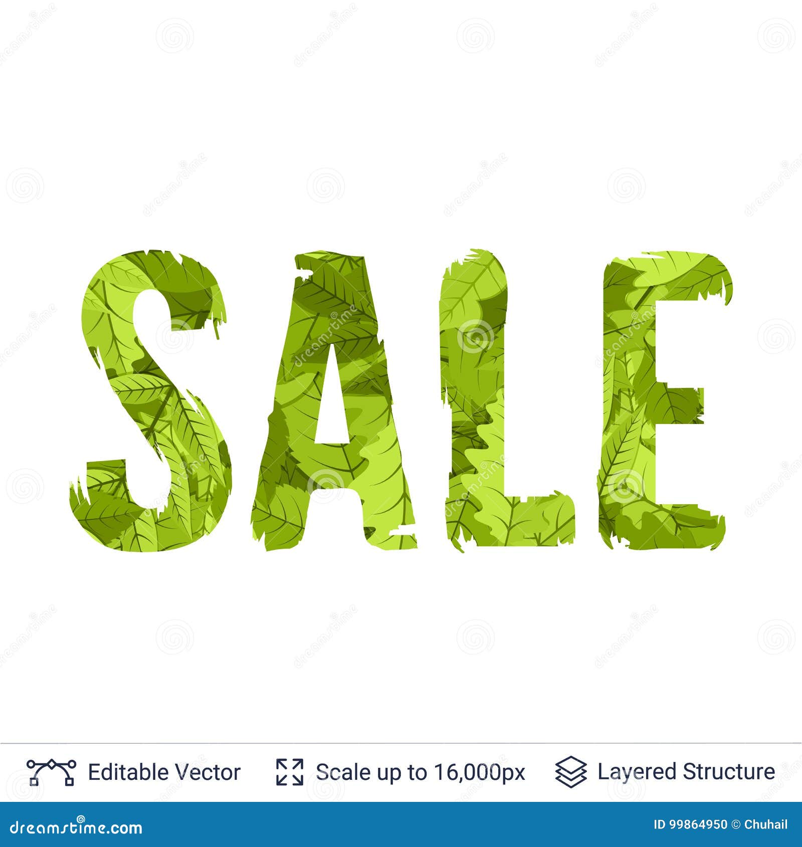 Spring Green Bright Symbols Text. Stock Vector - Illustration of font ...