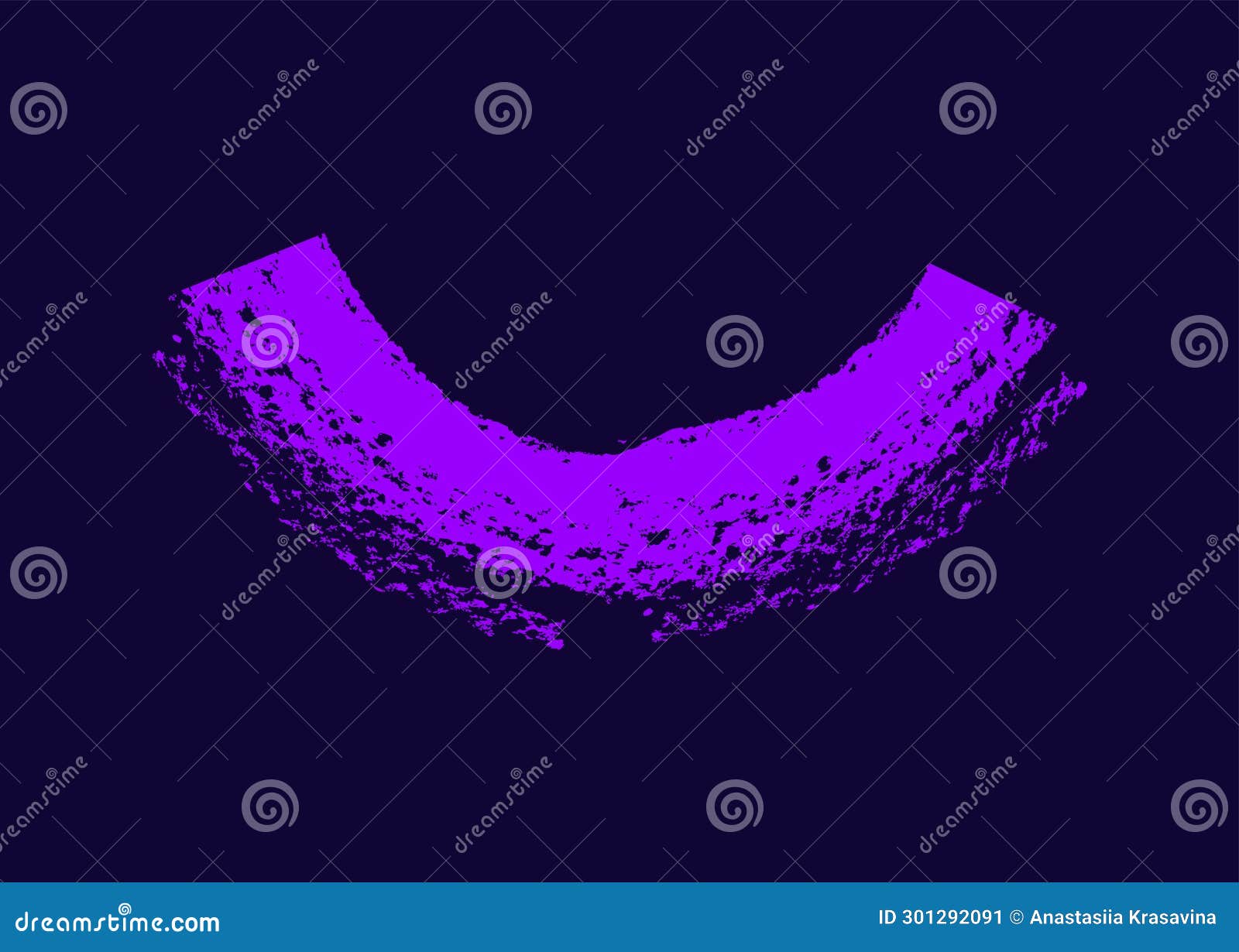Paint Brush Stroke. Hand Drawn Grunge Squiggle Element Stock ...