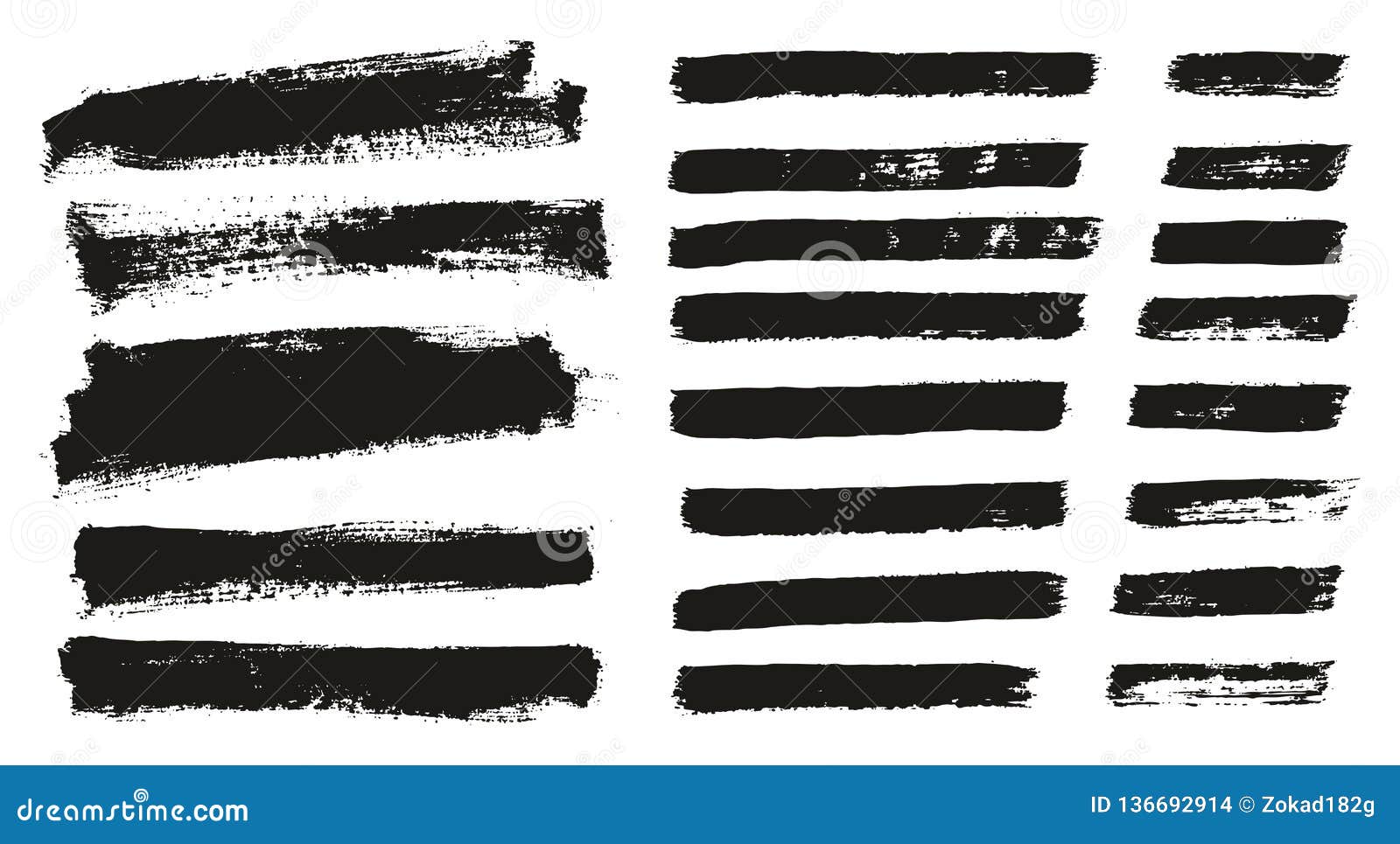 Paint Brush Thin Background Stock Vector - Illustration of lines, paint ...