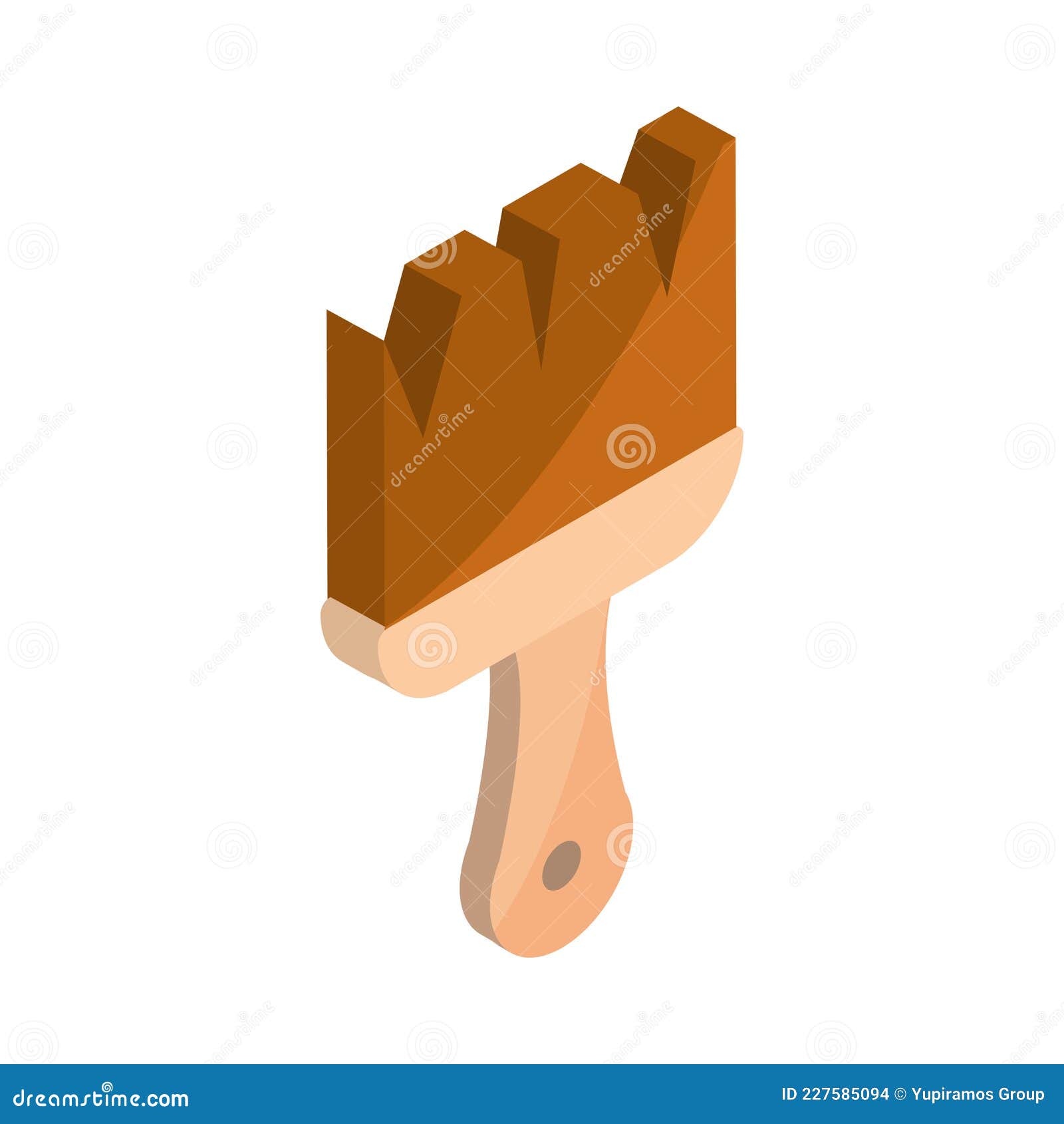 Paint brush tool stock illustration. Illustration of paintbrush - 227585094