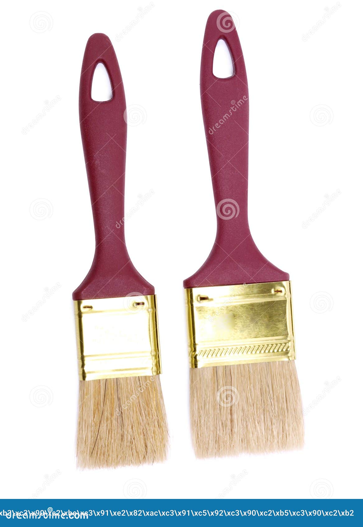 Paint brush two stock photo. Image of paintbrushes, renovation - 99936636