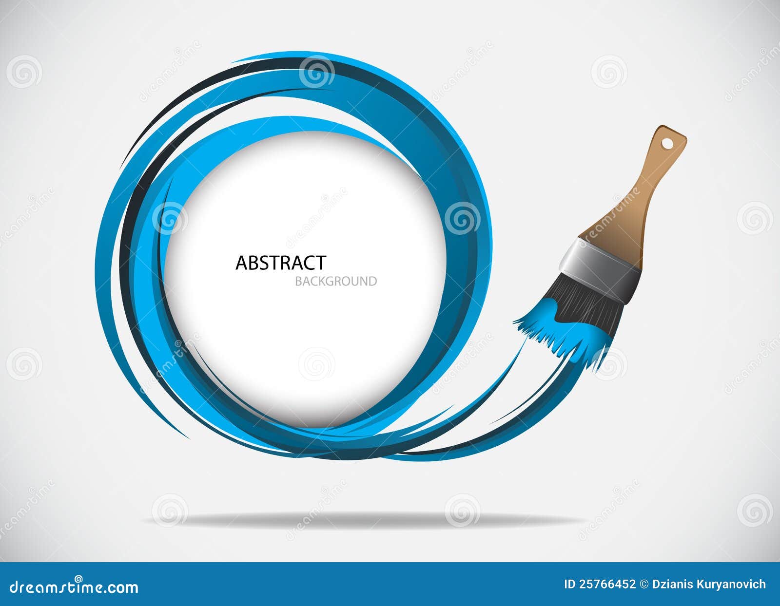 Paint Brush Vector Illustration Stock Vector - Illustration of graphics ...