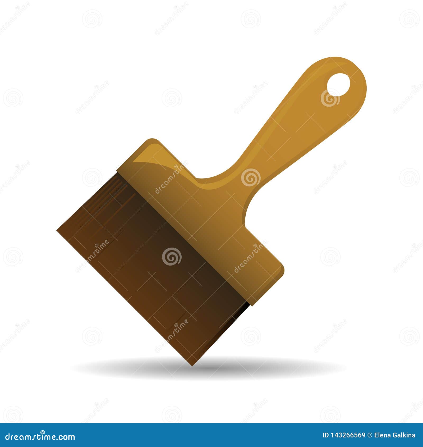 Paint brush vector stock vector. Illustration of icon - 143266569