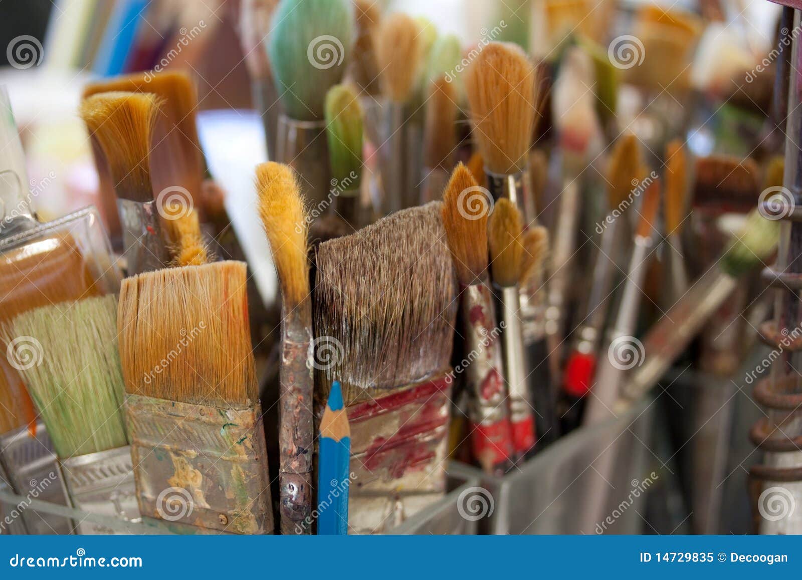 Paint Brushes stock image. Image of brushes, macro, tools - 14729835
