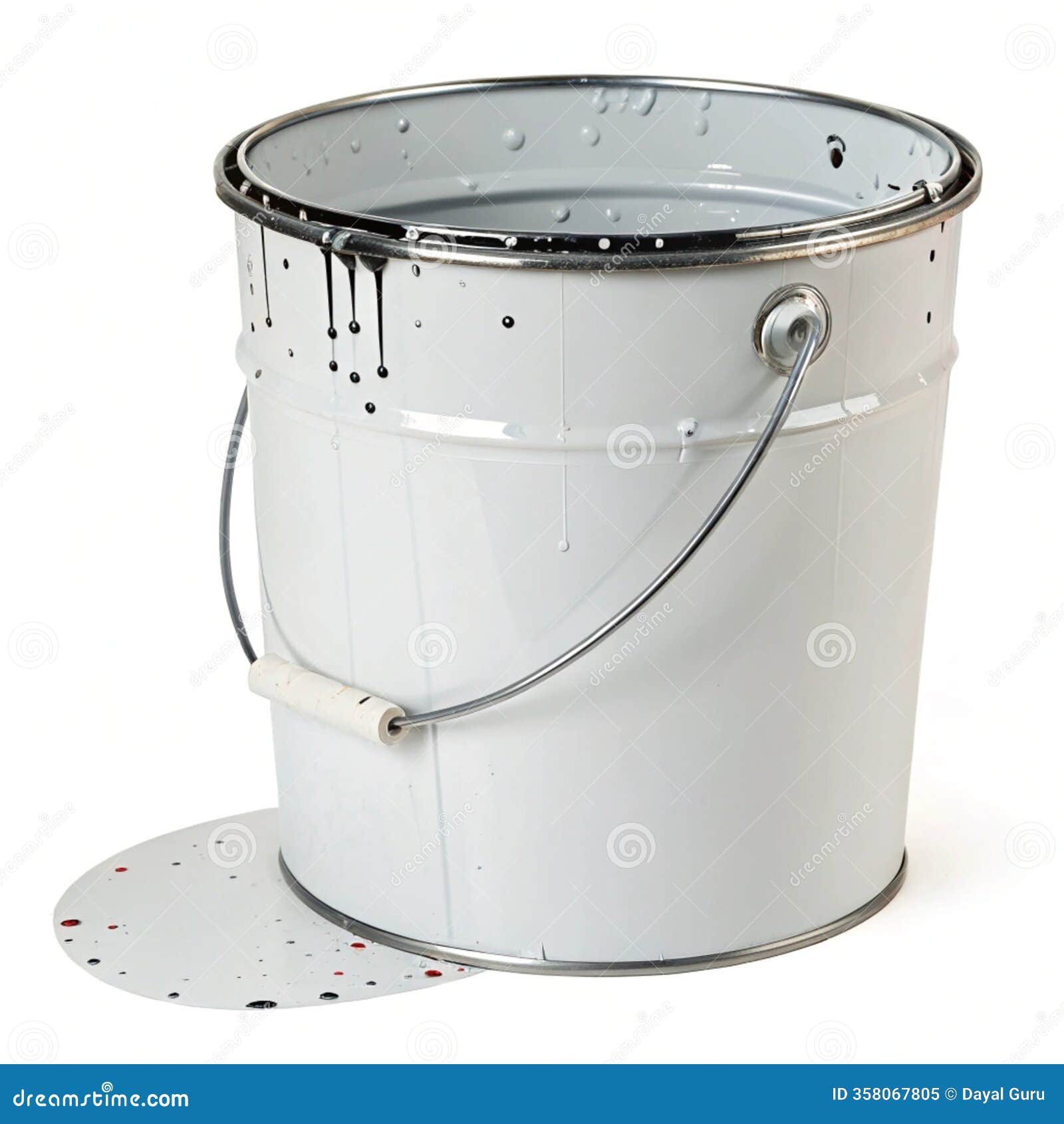 Paint Bucket on Transparent Background Stock Illustration ...