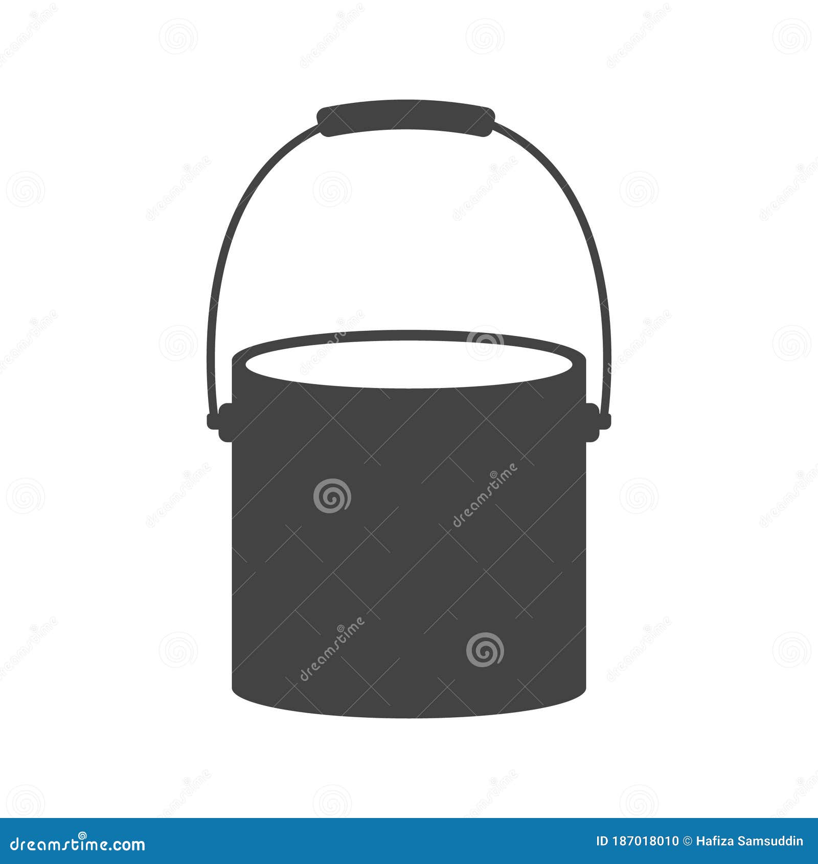 Paint Bucket. Vector Illustration Decorative Design Stock Vector ...