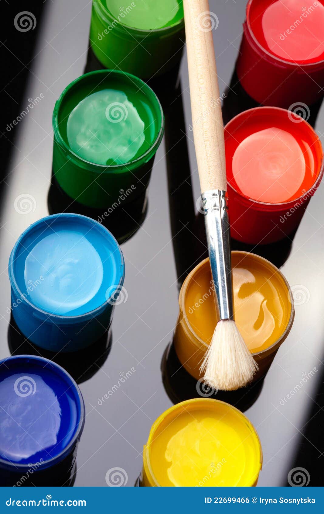 Paint buckets stock photo. Image of colored, decoration - 22699466