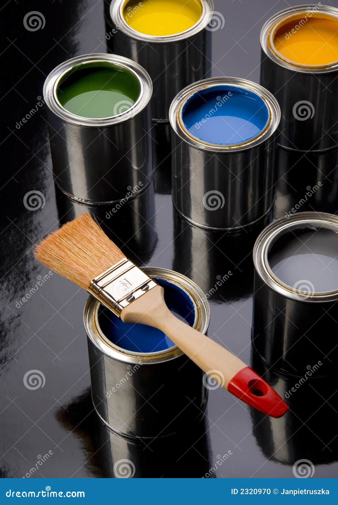 PAINT CAN stock photo. Image of decorate, flat, construction - 2320970