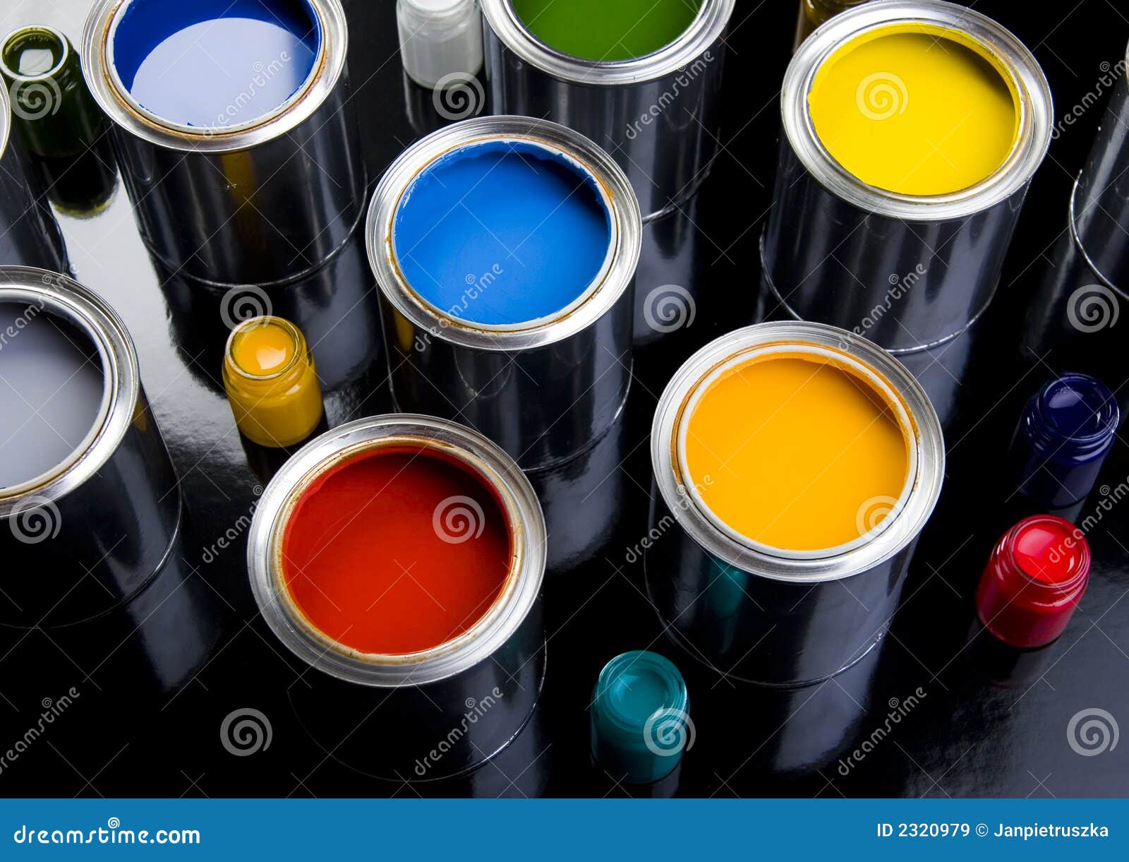 PAINT CAN stock image. Image of cake, decorator, colorful - 2320979