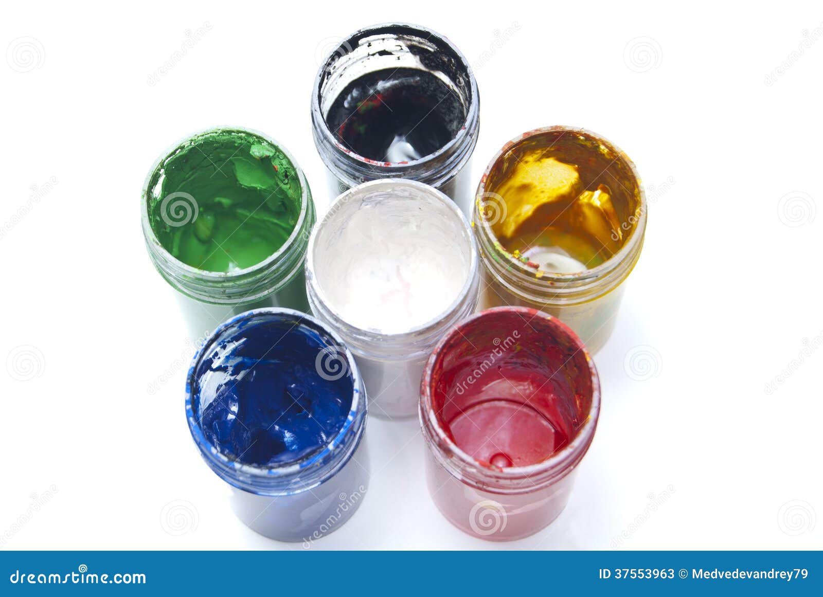 Paint can color palette stock image. Image of painter - 37553963