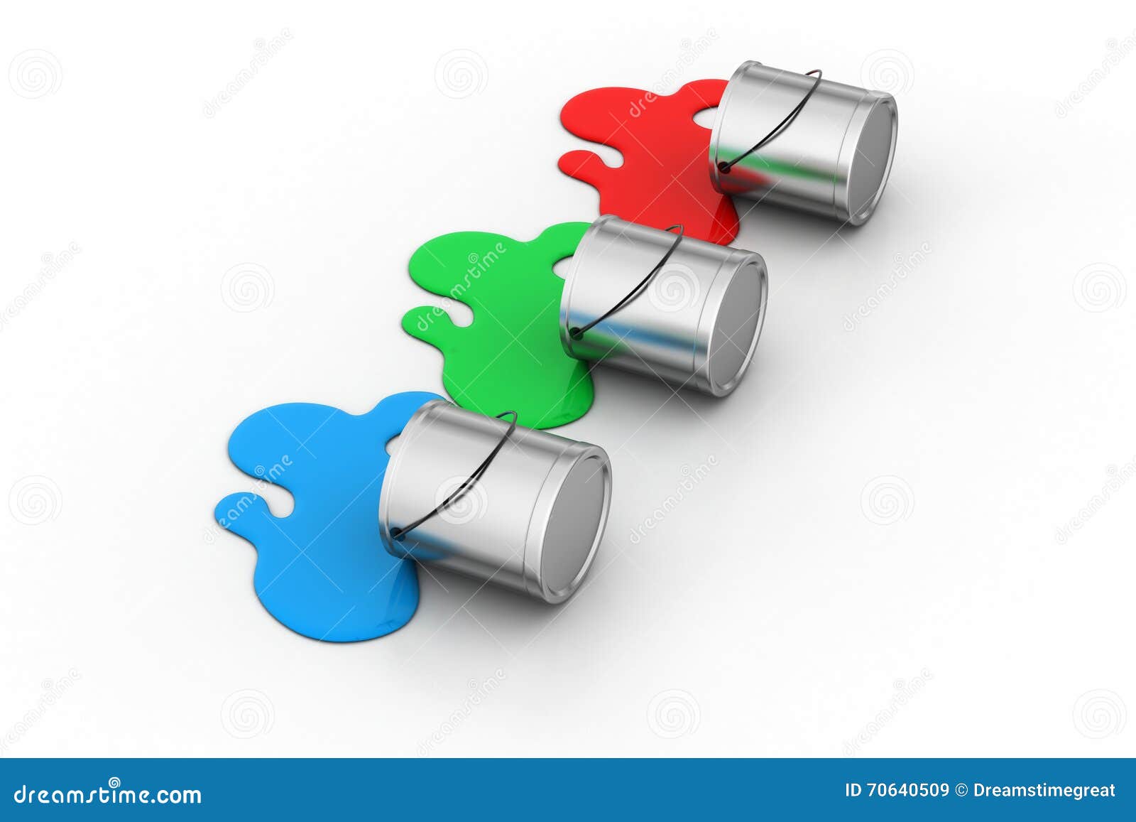 Paint can spilled stock illustration. Illustration of renovation - 70640509