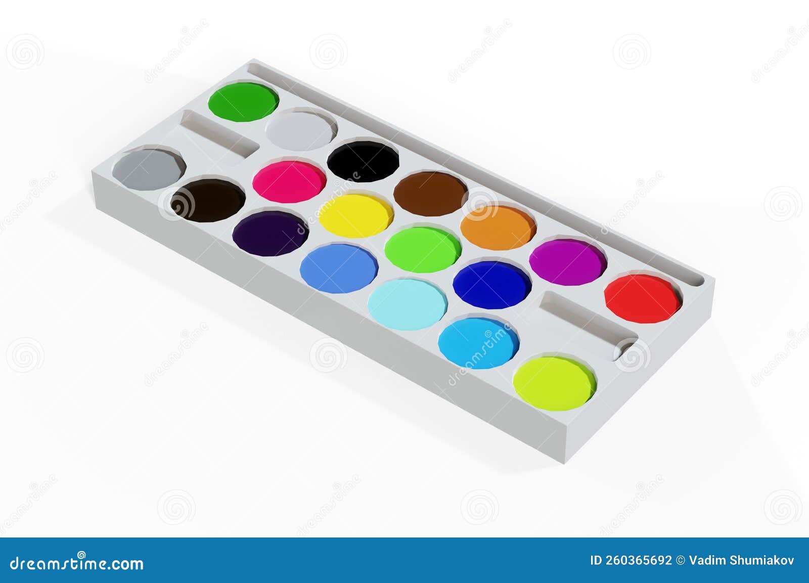 Cans With Color Paint And Pantone Color Palette Guide 2 Stock Image ...