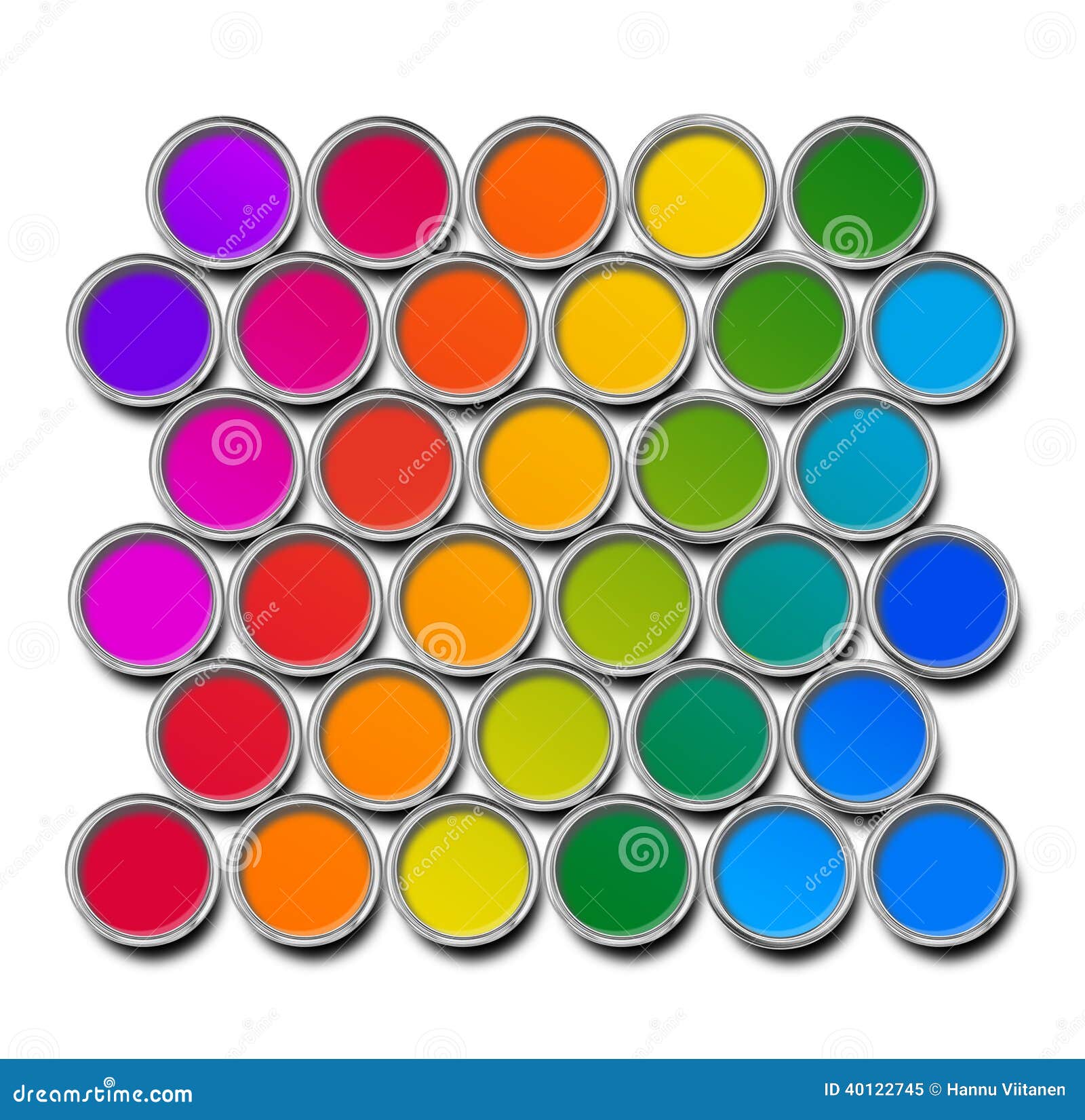 Cans With Color Paint And Pantone Color Palette Guide Royalty-Free ... Cans With Color Paint And Pantone Color Palette Guide Royalty-Free ...