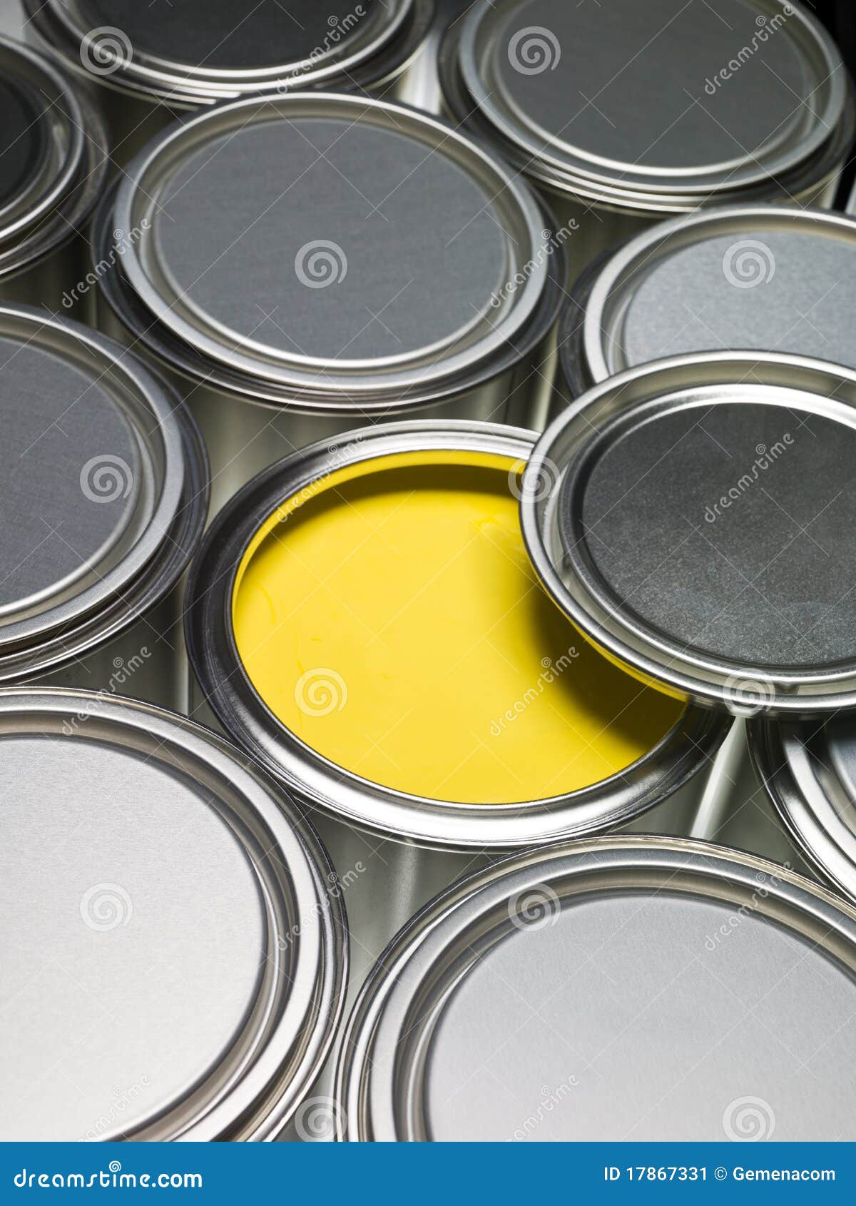 Paint cans full frame stock image. Image of container - 17867331