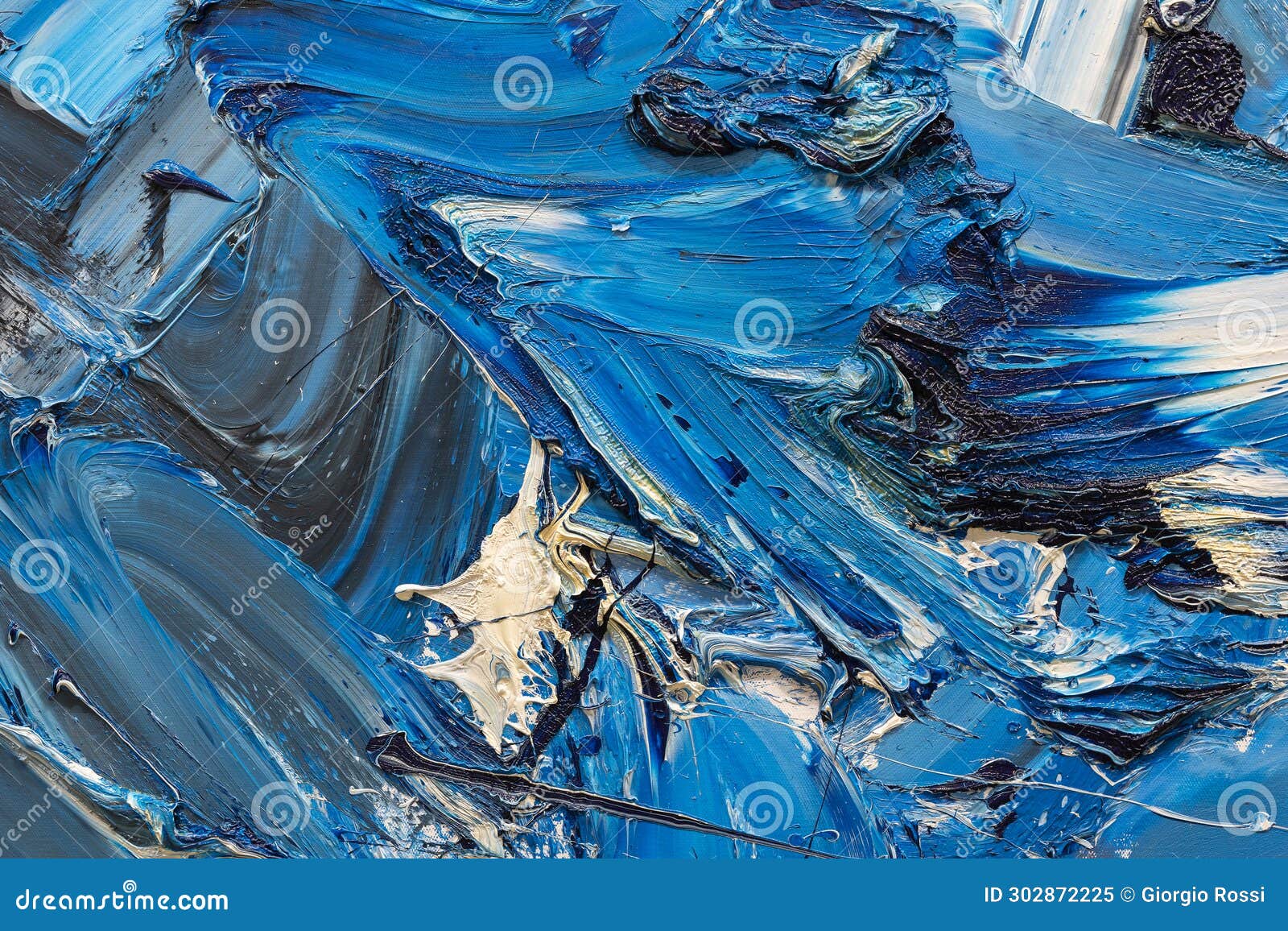 Paint on Canvas: Abstract Pattern in Multi Colors Hues - Background ...