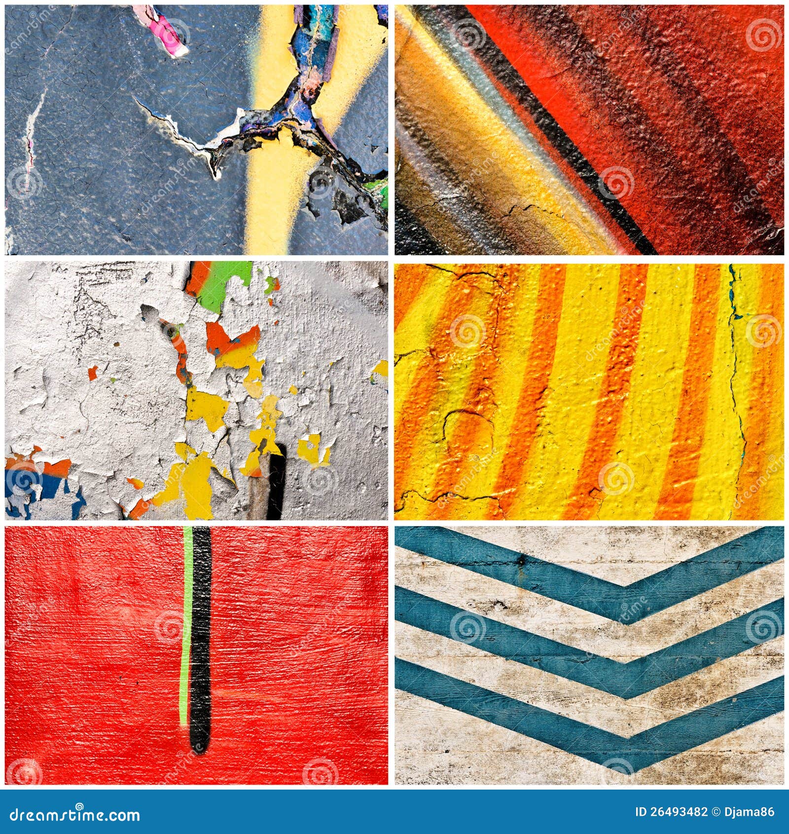 Paint collage stock photo. Image of beautiful, canvas - 26493482